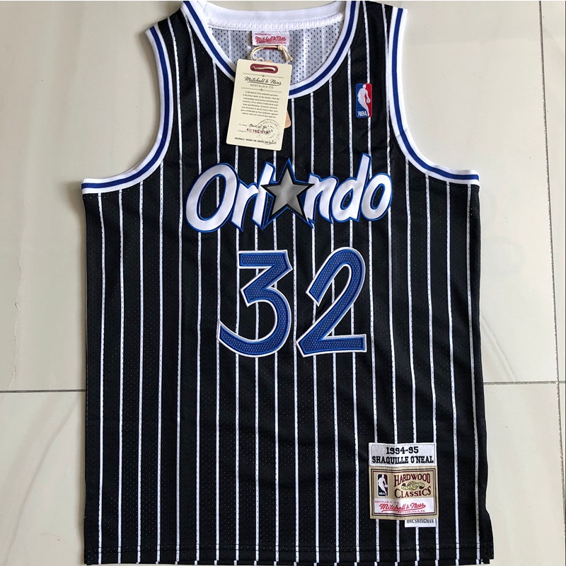 Full embroidered jersey NBA Orlando Magic No.32 Shaquille O'Neal Jersey ...