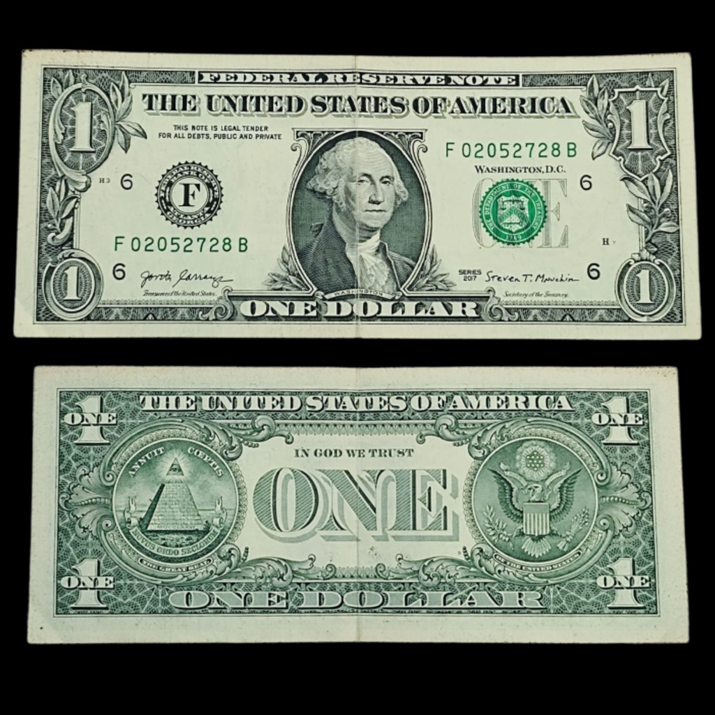 Cédula 1 Dolar Americano 2013 - Nota em Circulação MBC - Corre Que Ta ...