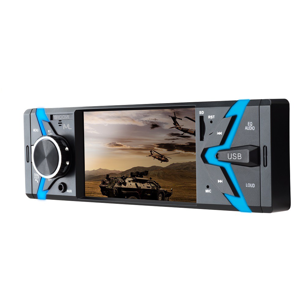Som Automotivo MP5 4x45W Multilaser bluetooth Groove mini central multimidia com tela 4 pol, FM ...
