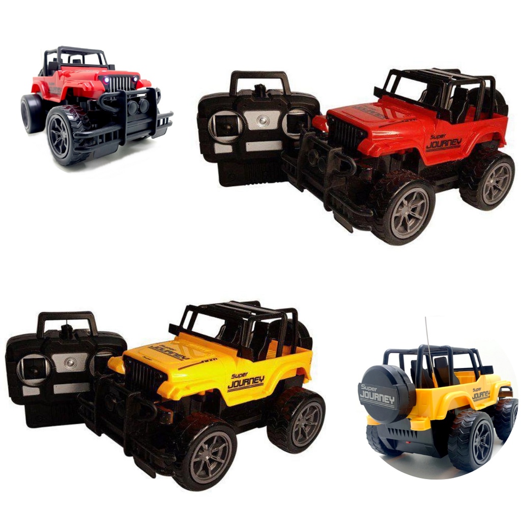 Carrinho De Controle Remoto Jipe 4x4 Sem Fio Com Luzes | Shopee Brasil