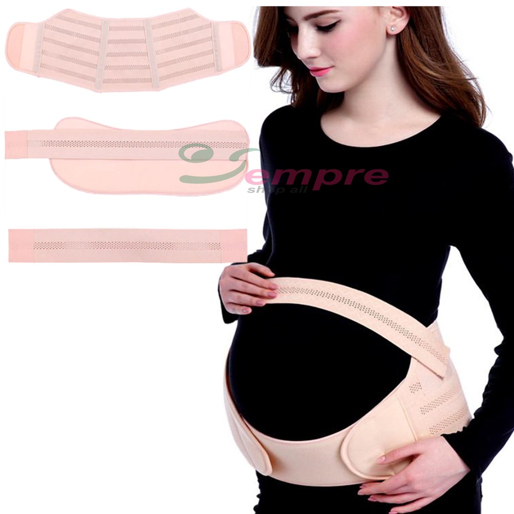 Cinta Faixa maternidade Gestante Gravida Dupla Sustentação suporte ...