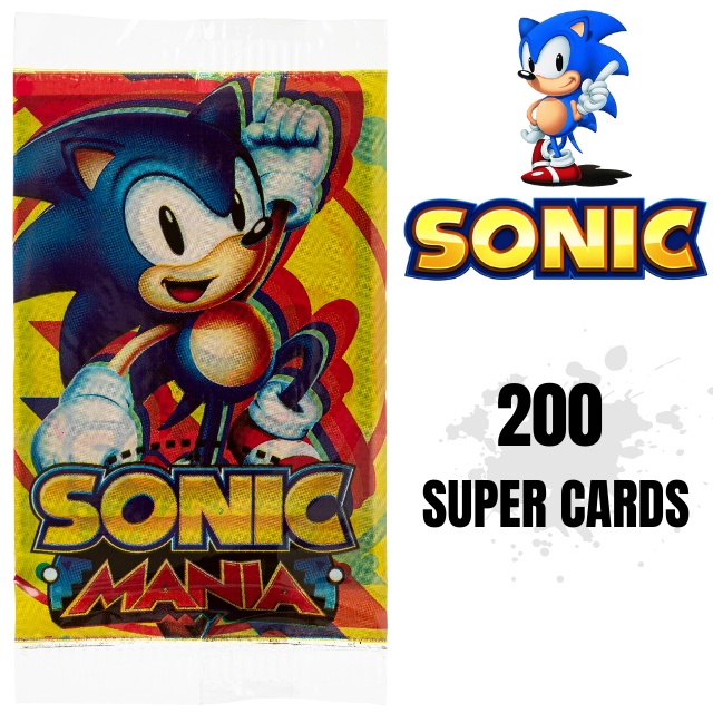 Cartinhas/cards 50 Pacotinho (sonic Mania) | Shopee Brasil