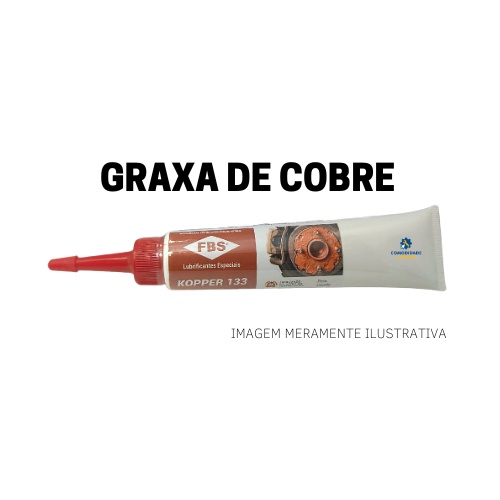 Graxa de Cobre Para Montagem E Lubrificante Anti Seize Pasta Kopper 133 - 50g | Shopee Brasil