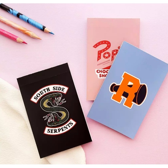 Bloco de Notas Riverdale com Adesivos | Shopee Brasil