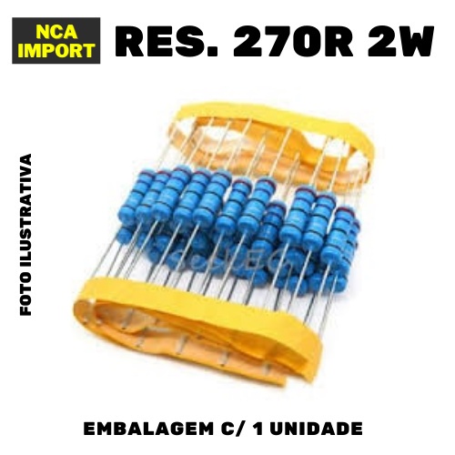 Resistor 270R 2W PR02 | Shopee Brasil