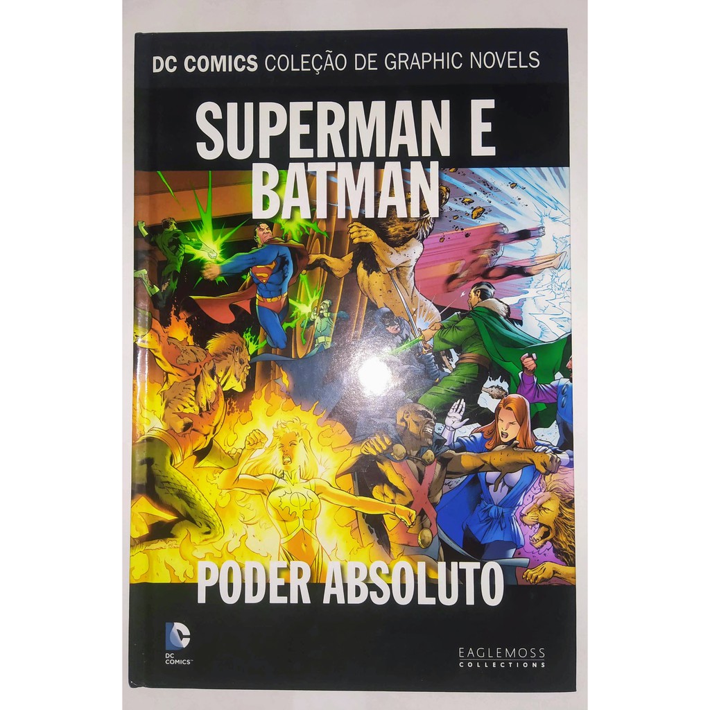 Superman e Batman - Poder Absoluto HQ Capa dura Eaglemoss 29 Graphic Novels | Shopee Brasil