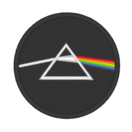Patch Prisma The Dark Side of The Moon Album Cover Pink Floyd Aplique ...