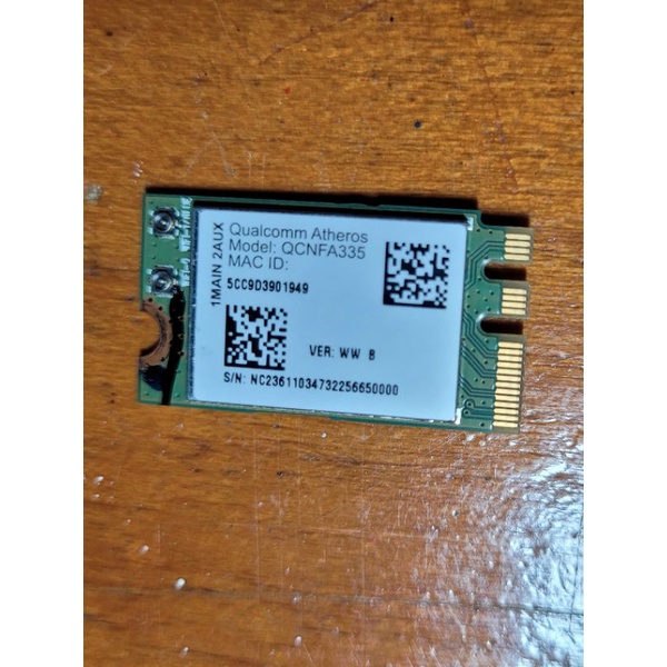 Placa Wireless e bluetooth ORIGINAL - Modelo: QCNFA335 - Usado | Shopee ...