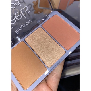 Paleta Trio Contorno Iluminador Blush Feels Mood - Ruby Rose | Shopee Brasil