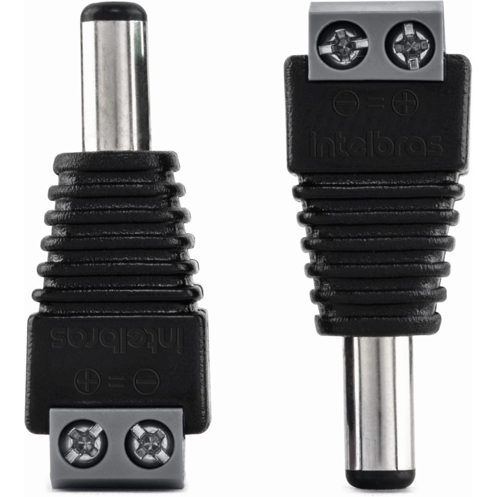 Conector Plug P4 Macho Com Borne Intelbras | Shopee Brasil