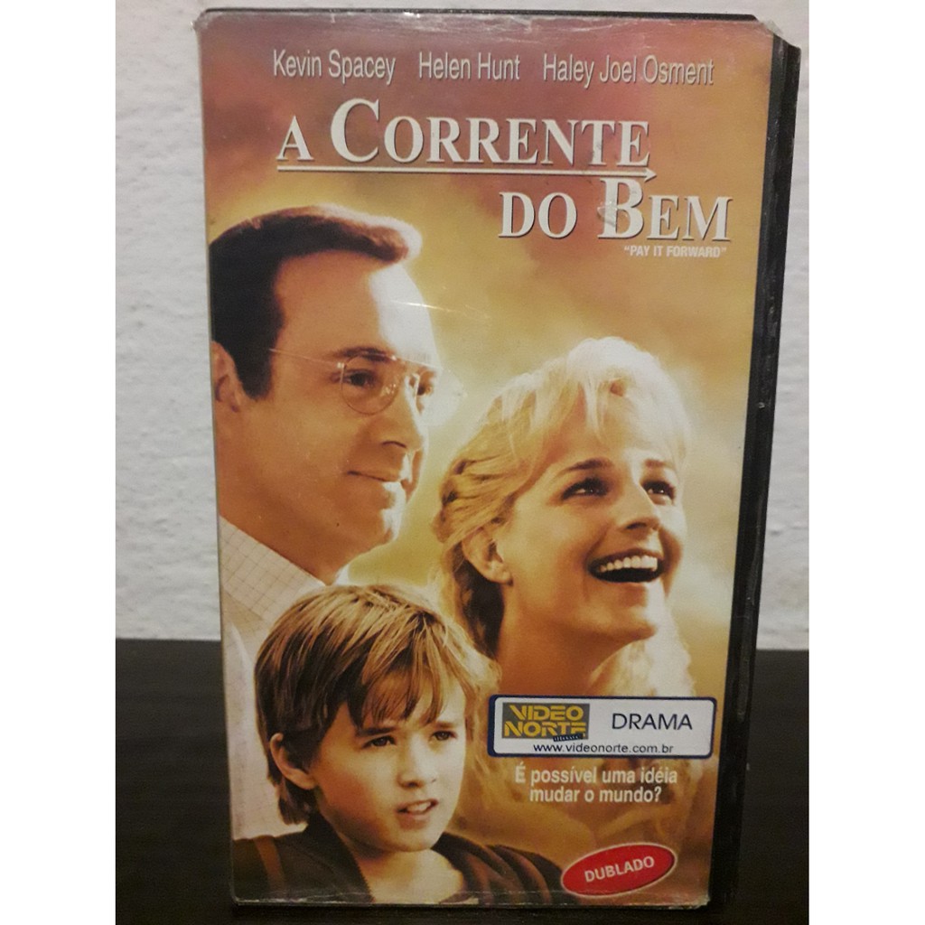 A Corrente do Bem - Filme (VHS) - DUBLADO (Kevin Spacey e Helen Hunt ...