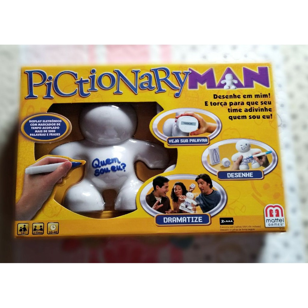 Jogo Eletrônico: Pictionary Man (Mattel) | Shopee Brasil