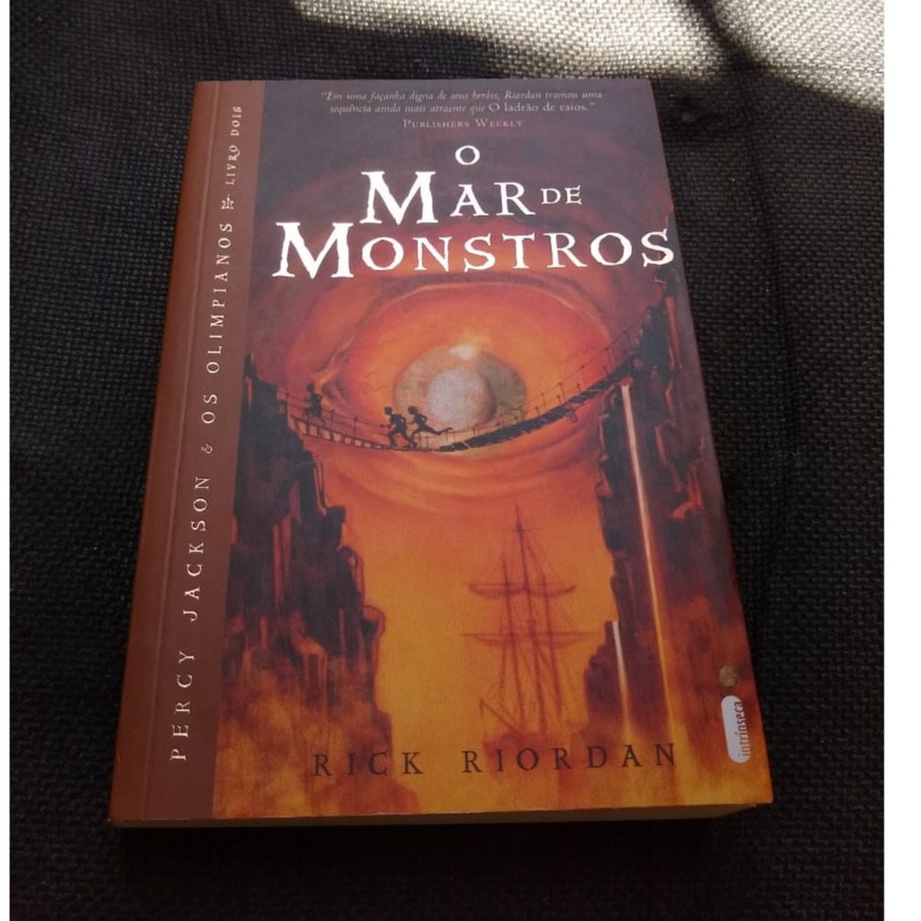 Livro O Mar de Monstros - Rick Riordan - Saga Percy Jackson E Os ...