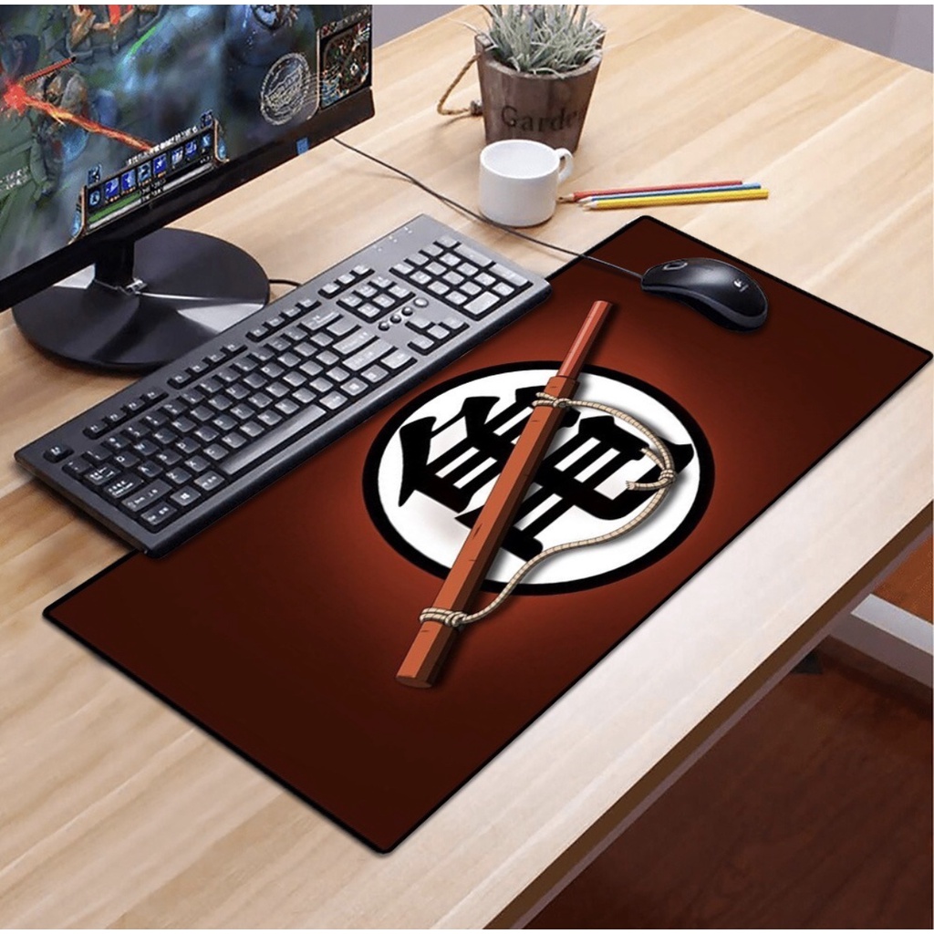 Mouse Pad Gamer Gigante Tecido De Master Roshi E Gudgel 70x35 Cm ...