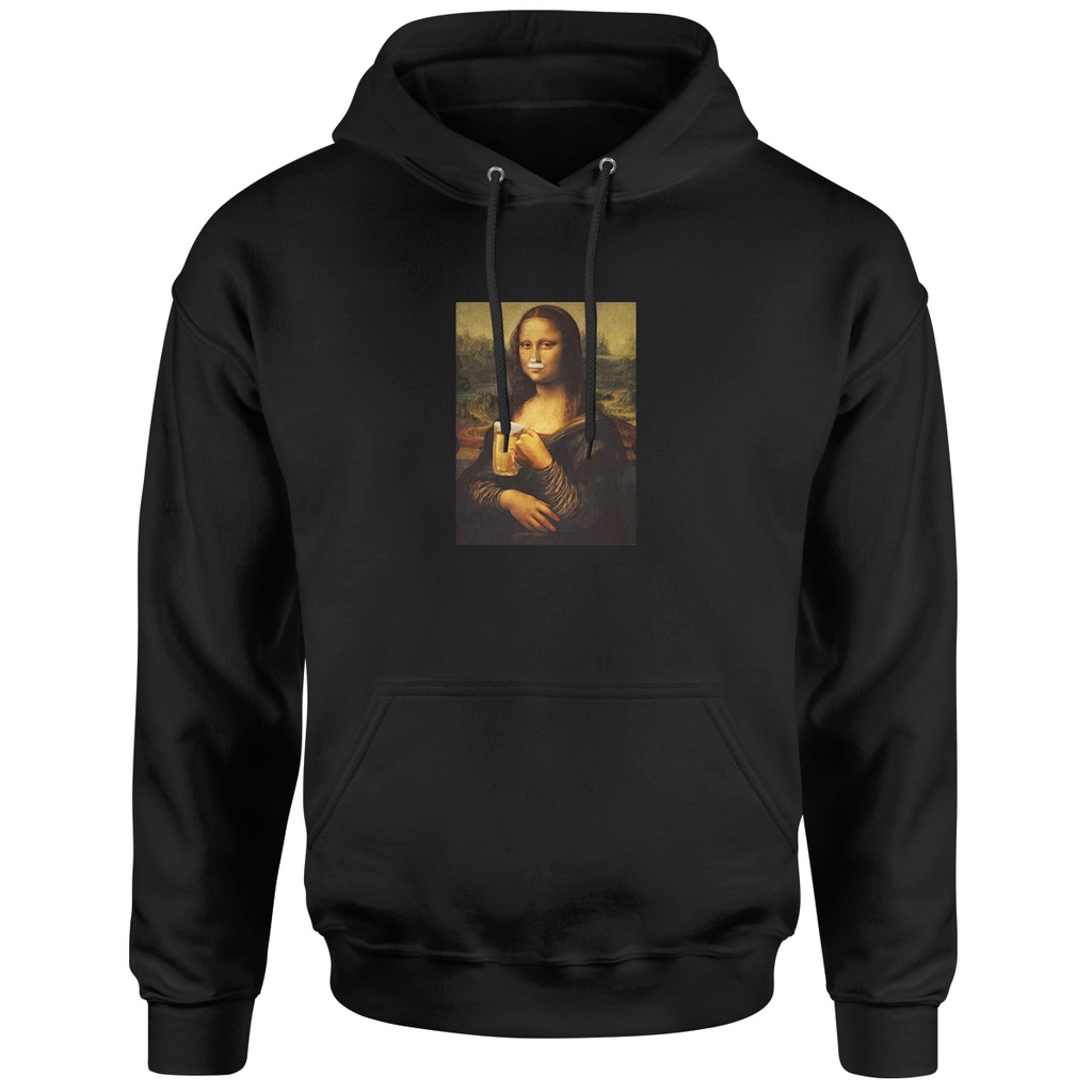 Blusa de frio Monalisa Cerveja Moletom Canguru | Shopee Brasil