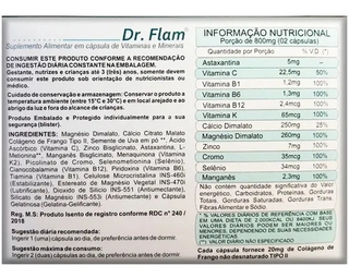 Dr Flam 40 Capsulas - 4 Unidades Para Dores Articulares | Shopee Brasil