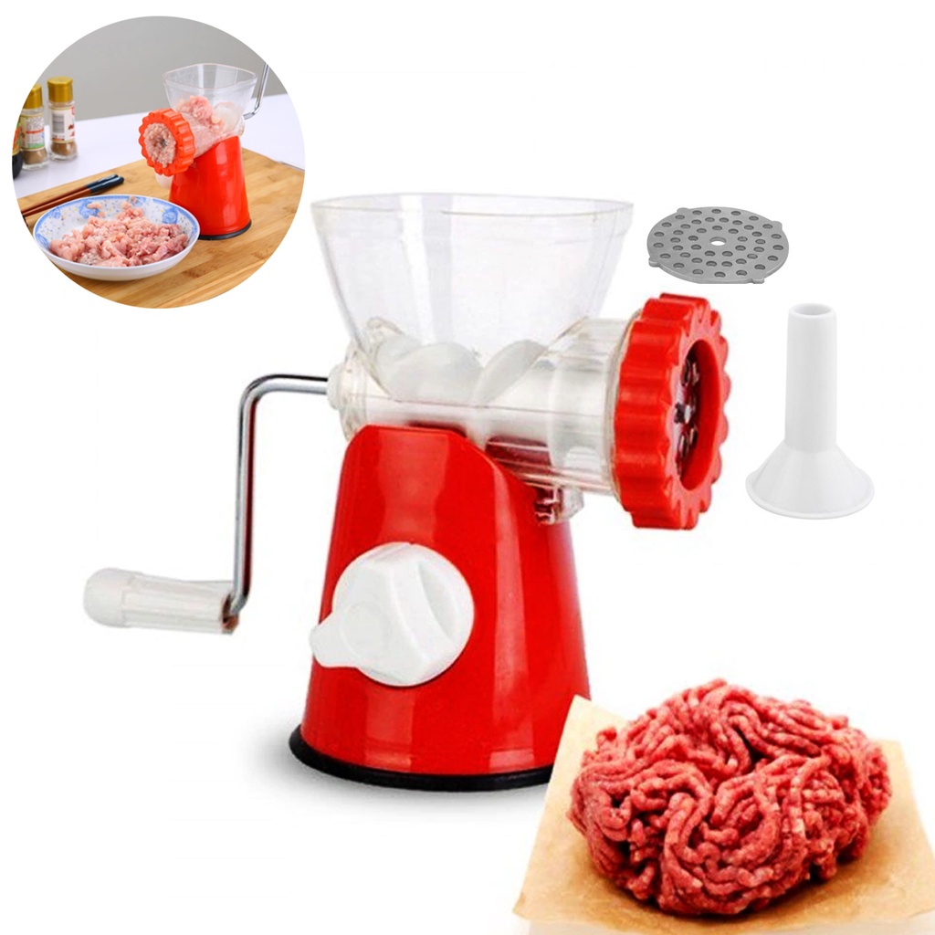 Moedor Carne e Processador Manual Completo para Fazer Linguiça ...