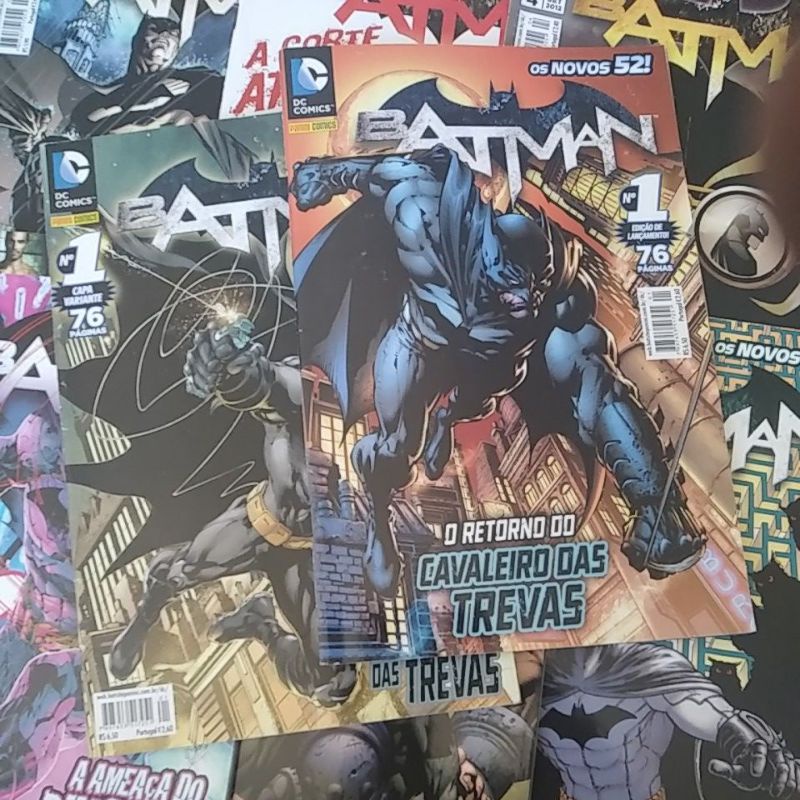 Batman Os Novos 52 Série Mensal Panini Dc Comics Escorrega O Preço