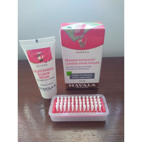 mavala kit mascara clareadora de unhas 65,00 mascara + escova de unhas ...