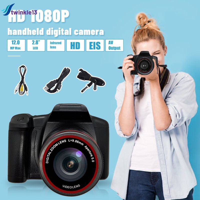 Câmera de 3mp Hd Profissional 4k Gravação de Vídeo Filmadora Night ...