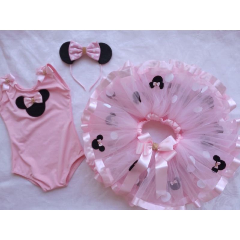 Fantasia Minnie Rosa | Shopee Brasil