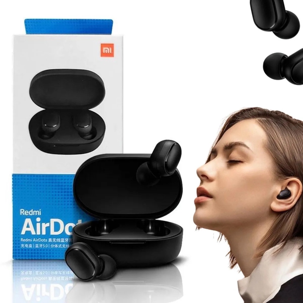 Fone de Ouvido Sem Fio Redmi Airdots Xiaomi TWS Bluetooth | Shopee Brasil