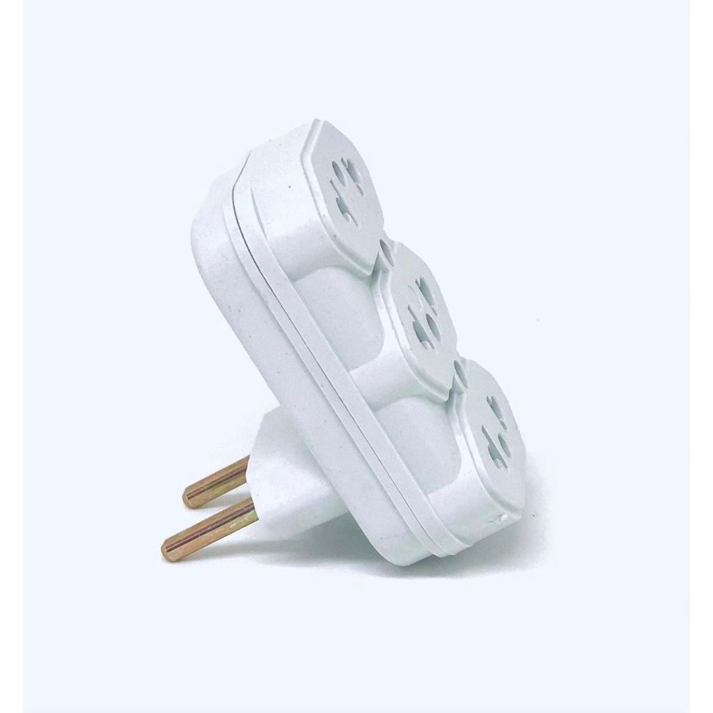 Adaptador T Tomada Triplo 3 entradas 10 A e 20A T benjamim | Shopee Brasil