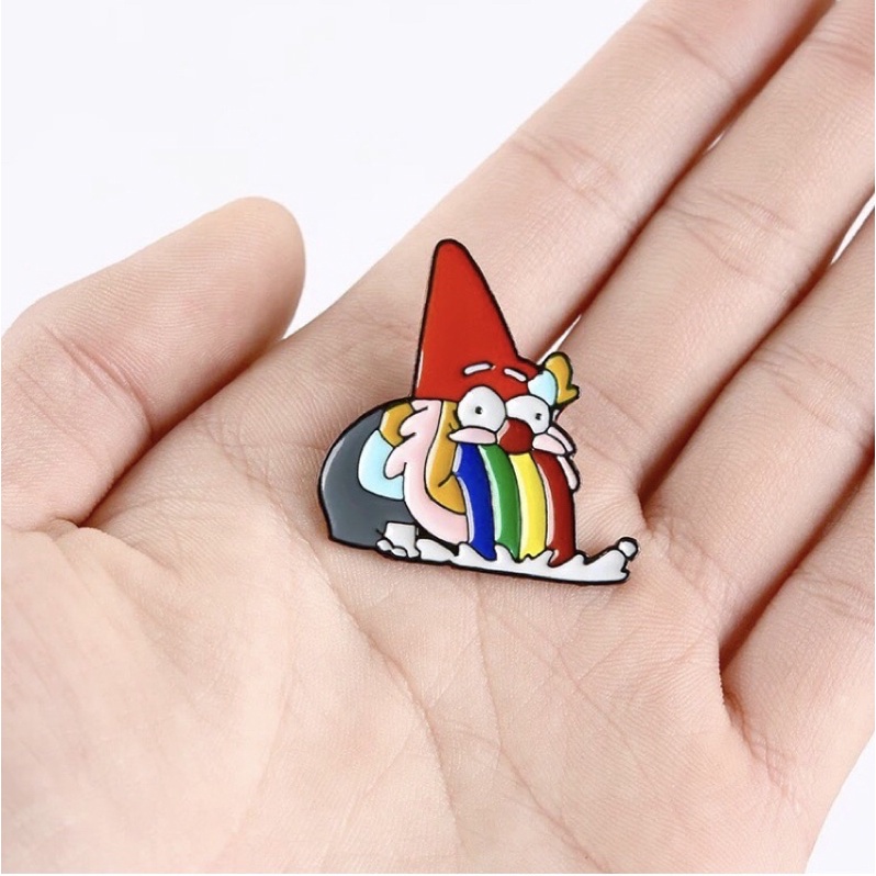 Pin Broche Duende Gravity Falls Shopee Brasil