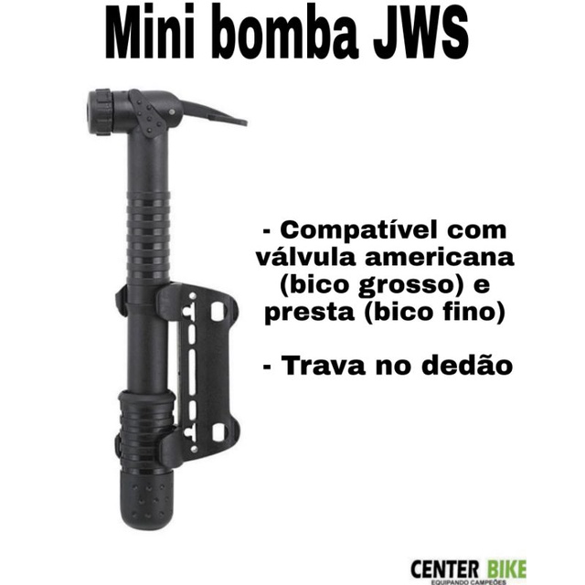 Mini bomba JWS para bike, carro, moto | Shopee Brasil