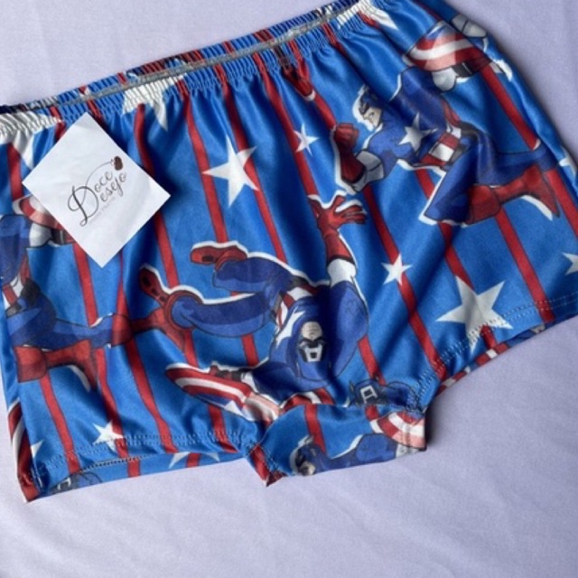 Sunga infantil/ moda praia infantil/ sunga box - Microfibra Romantic ...