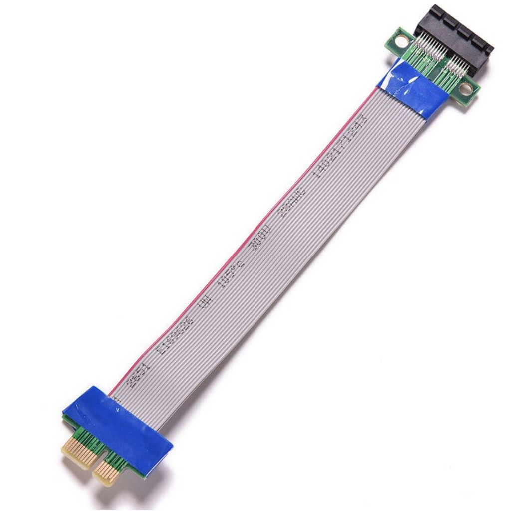 Cabo Extensor Extensão Flexível Pci-express Pcie x1 20cm - Escorrega o ...