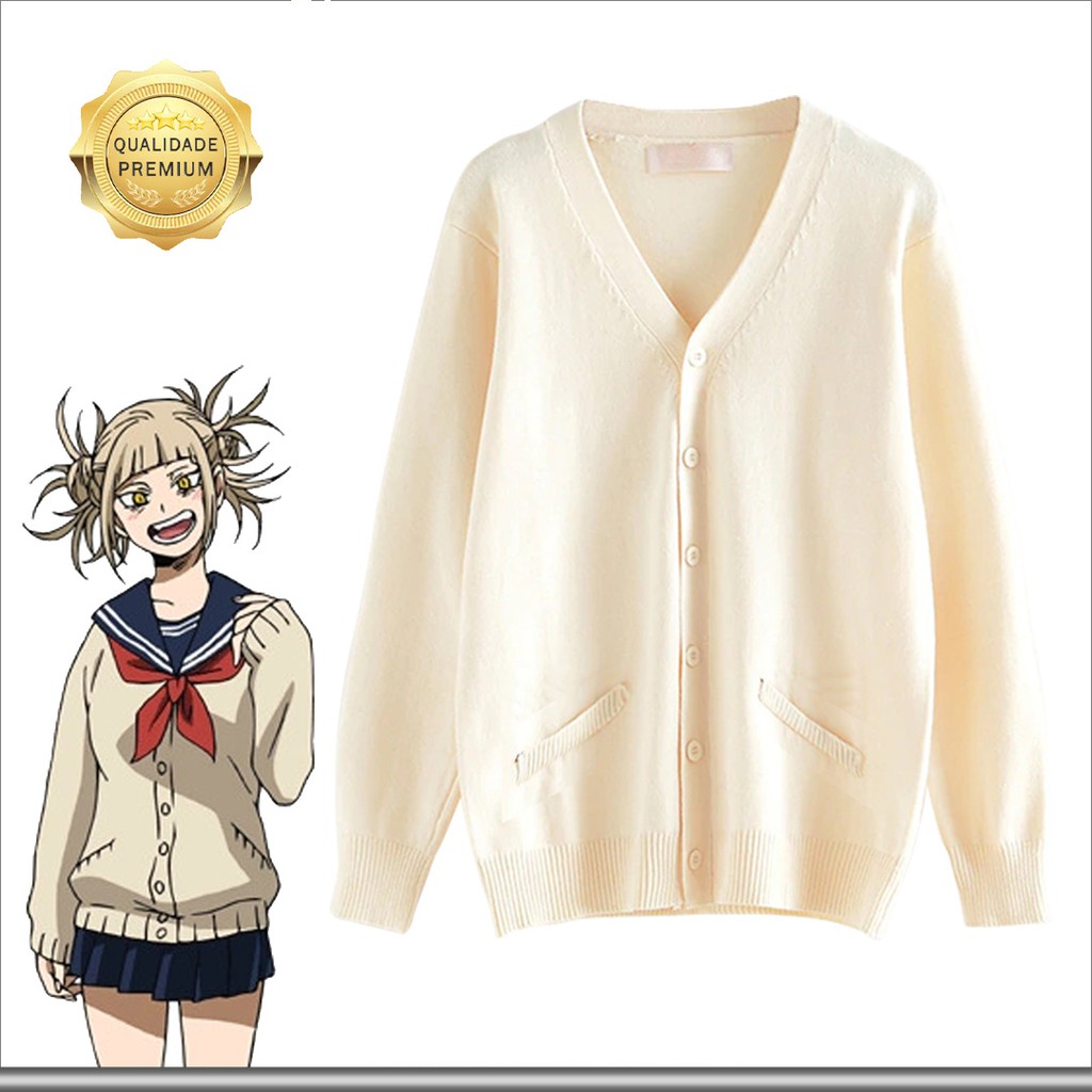 Cosplay Cardigan Himiko Toga - Casaco Fantasia My Hero Academia ...