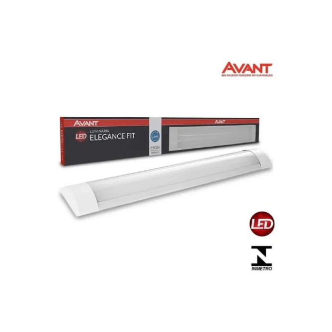 Luminária Led Slim Avant Elegance Fit 18W 50cm 6500K Branco Frio | Shopee Brasil