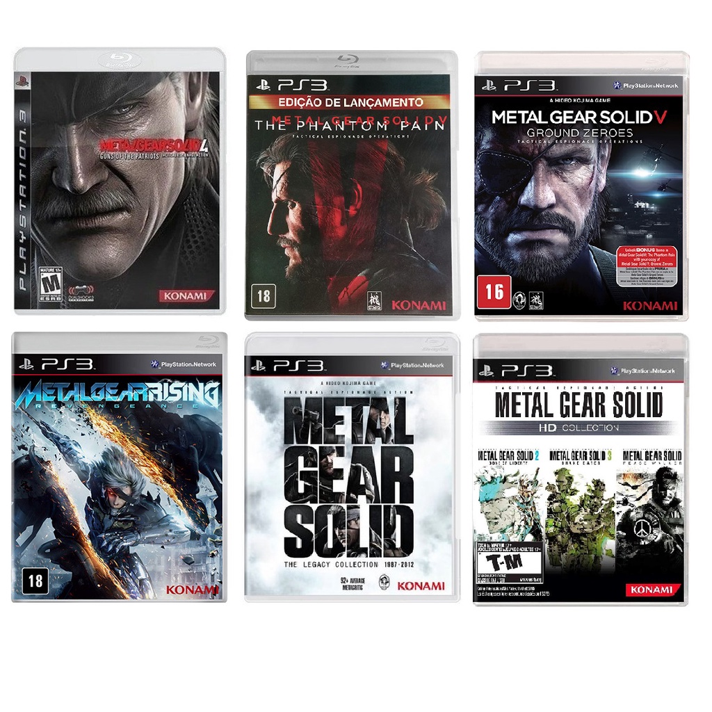Jogos para PS3 - Metal Gear Solid - Original (Mídia Física) - Escorrega ...