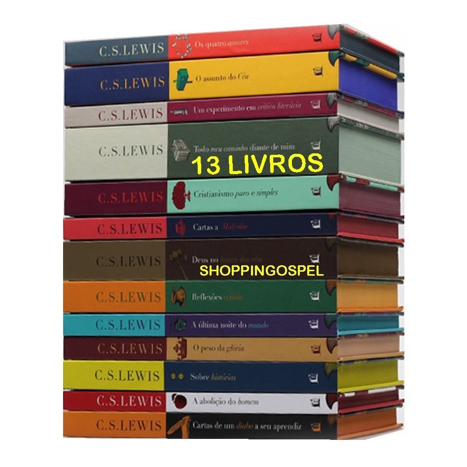Box De 13 Livros C. S. Lewis | Edição Completa - Escorrega o Preço