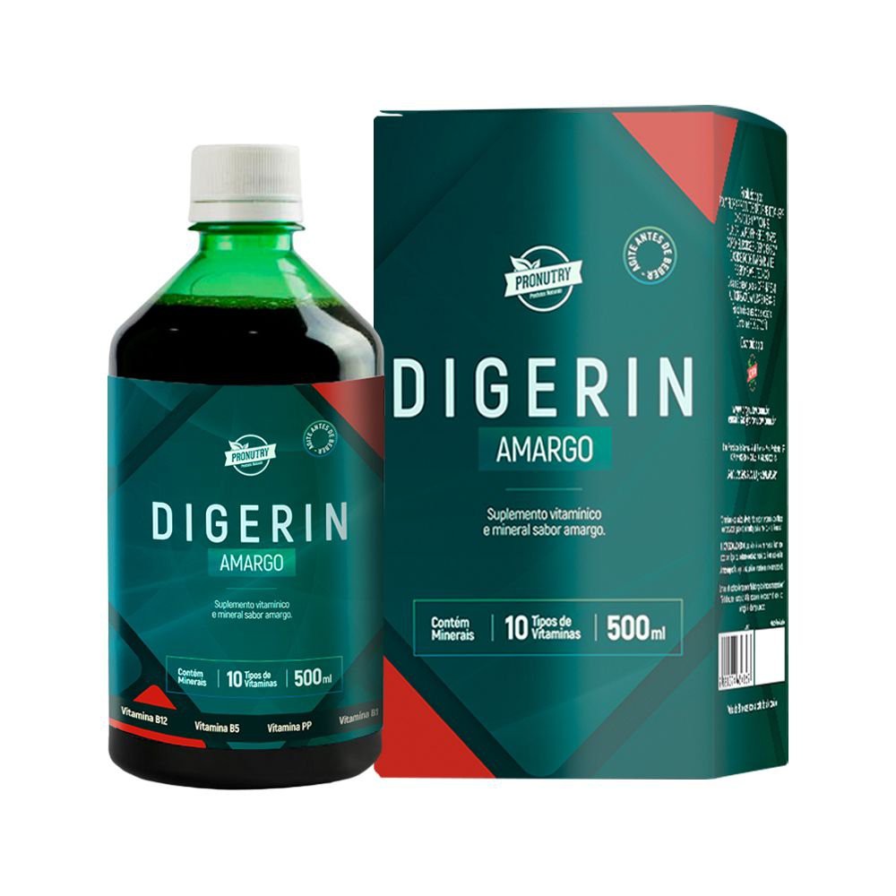 Caixa com 48 unidades - Digerin Amargo - 500ml | Shopee Brasil