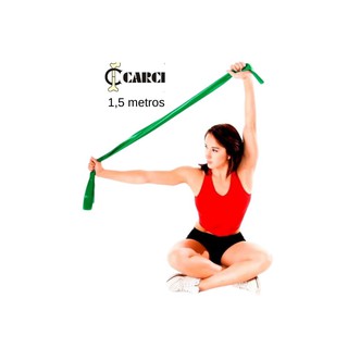 CARCI BAND FAIXA ELÁSTICA VERDE RESISTÊNCIA MÉDIA Nº3 (TIPO THERA BAND ...