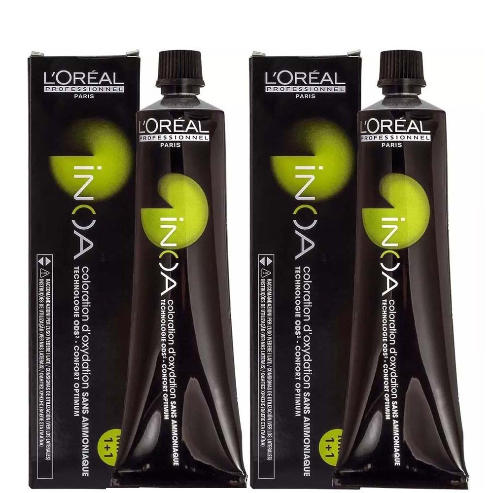 Inoa Tintura 60gr Loreal Kit 2 - Todas As Cores Escolha Sua! | Shopee ...