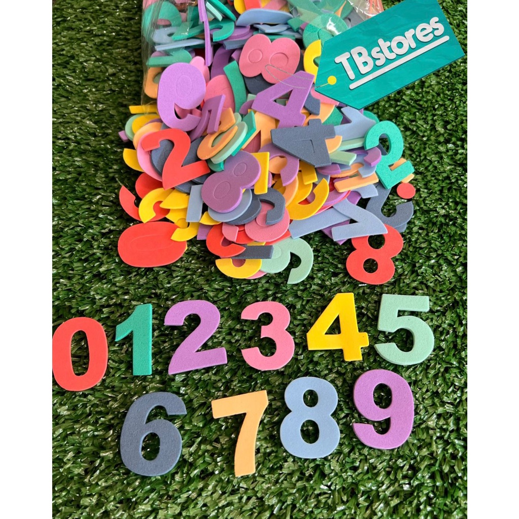 Pacote Número Móvel Educativo Em Eva Com 360 Números - Brinquedo ...