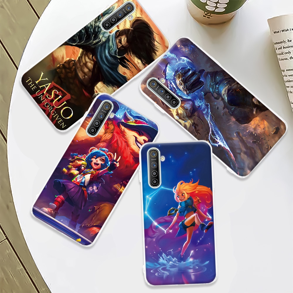 Capa De Silicone TPU Flexível League of Legends LoL Hero Para Realme XT ...