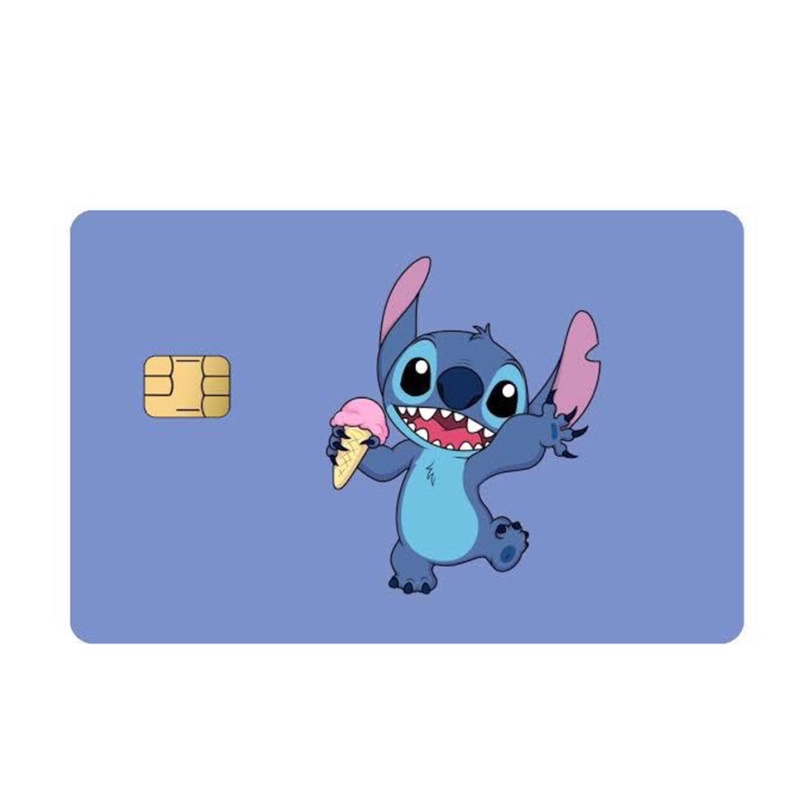Adesivo de cartão de crédito Sorvete Stitch | Shopee Brasil