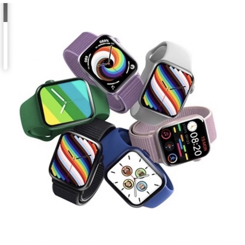 IWO HW12 HW16 SERIES 6 COM FOTO NA TELA | Shopee Brasil