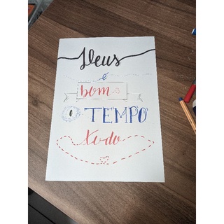 Quadro de lettering personalizado | Shopee Brasil