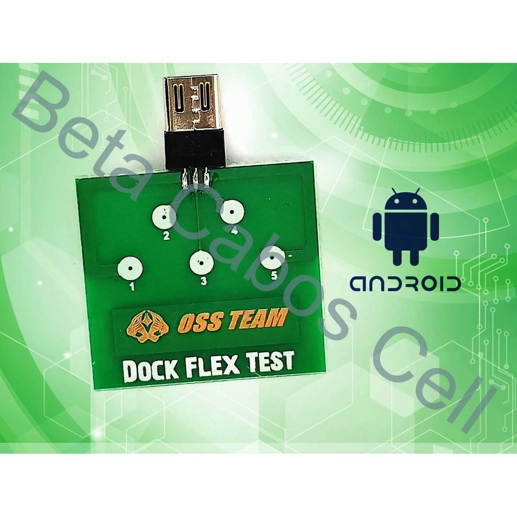 Dock Flex Test Android Micro USB V8 Placa de Diagnóstico para Teste de ...