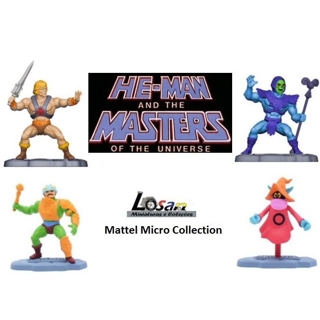 He-man Micro Collection Mattel c/ modelos diferentes Avulsos - Escolha ...