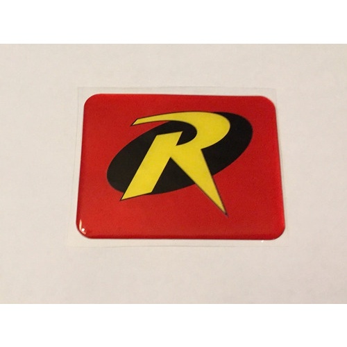 Adesivo Resinado Dc Comics Logo Robin 9x7 Cm | Shopee Brasil