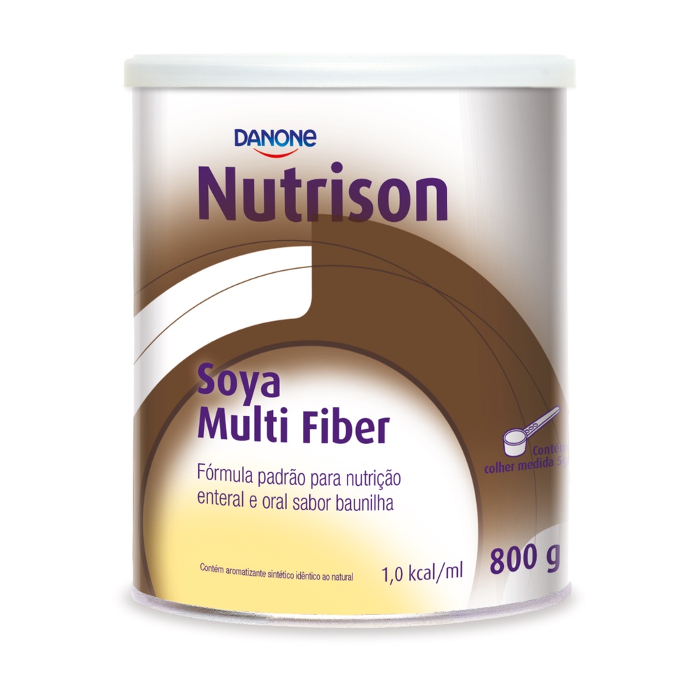 Nutrison Soya Multi Fiber Danone Baunilha 800G | Shopee Brasil