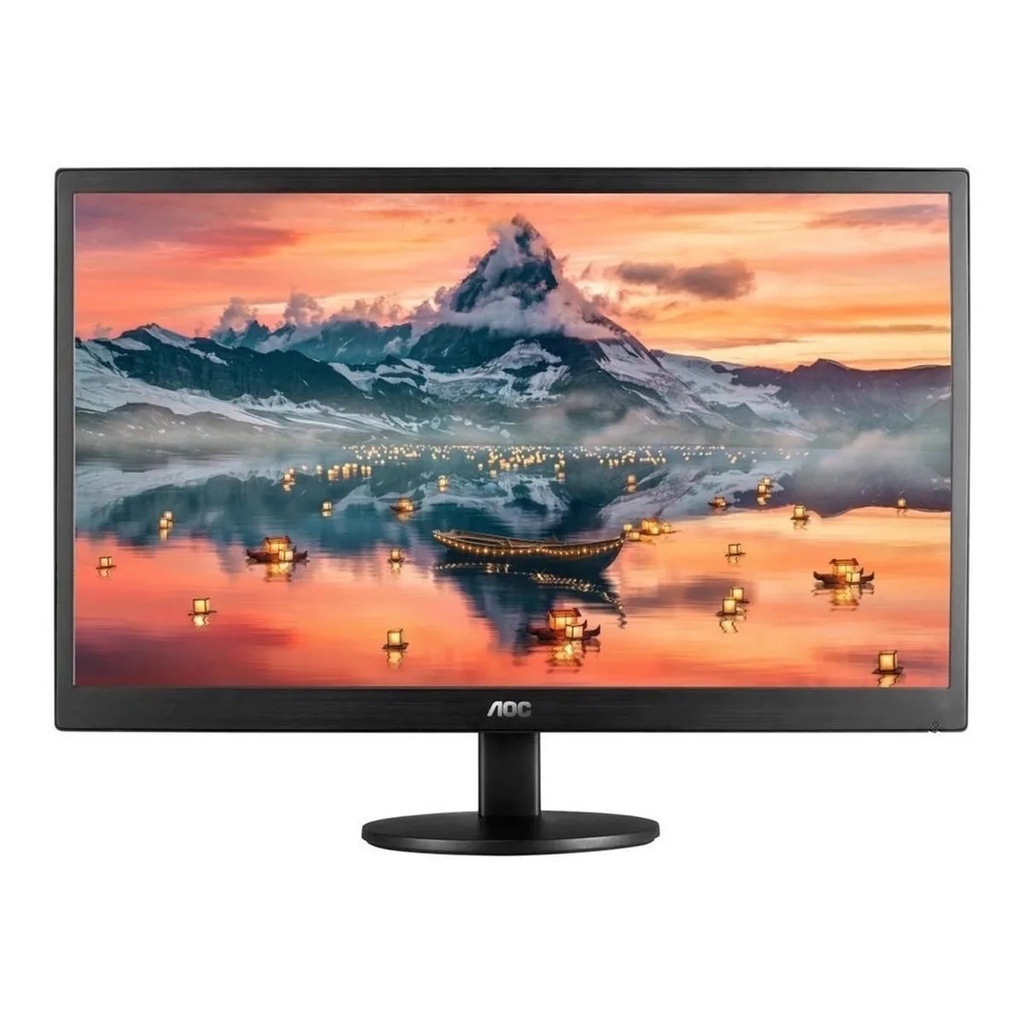 Monitor AOC E970SWNL led 18.5 " preto - R$200 Á Vista | Shopee Brasil