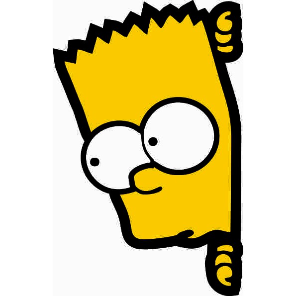 Adesivo bart simpson janela | Shopee Brasil Adesivo bart simpson janela | Shopee Brasil