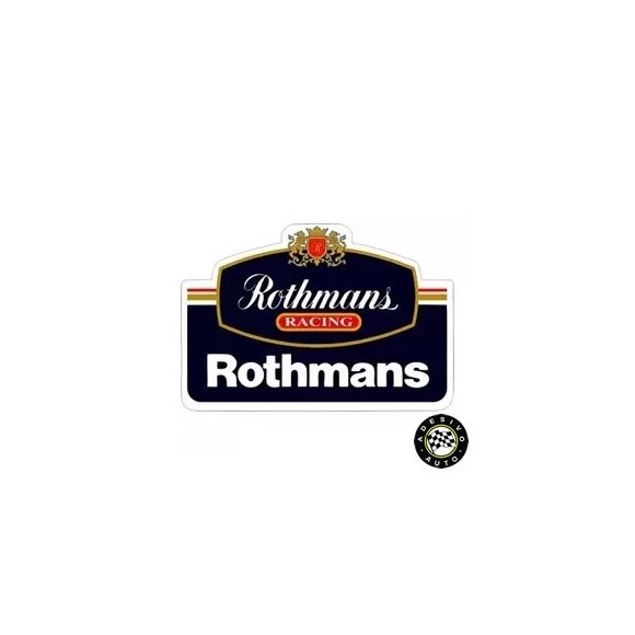 Adesivo Rothmans Racing F 1 | Shopee Brasil
